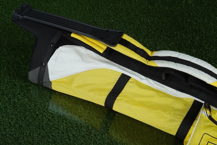 PING MOON-LITE II SUNDAY / CARRY BAG 3-WAY DIVIDERS GOLF BAG, YELLOW ...