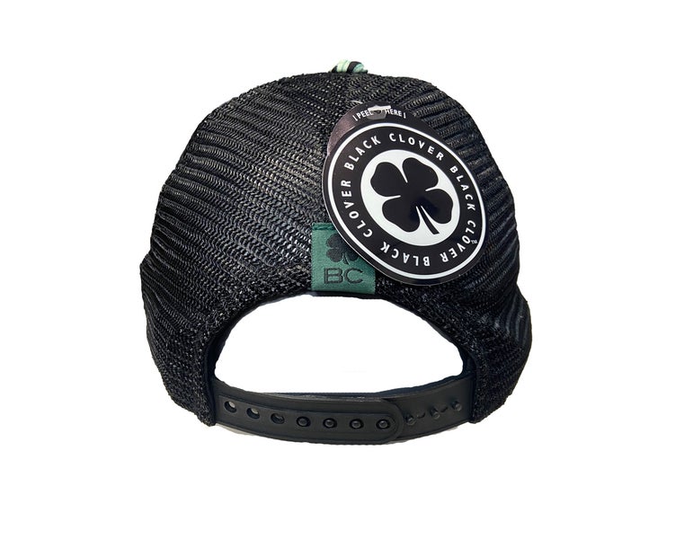 NEW Black Clover Live Lucky Island Luck 15 Black Tropical Snapback Golf ...