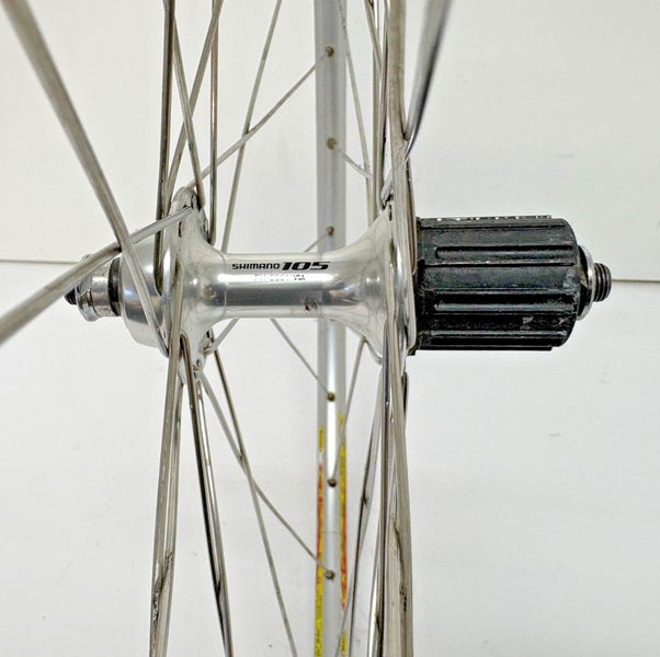 Mavic CXP 22 32-Spoke Silver Aluminum 700C Rear Wheel Shimano 105 FH ...