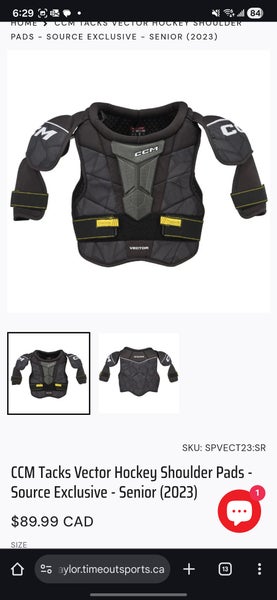 XL Senior CCM Vector Shoulder Pads (Used) | SidelineSwap | Buy and Sell ...