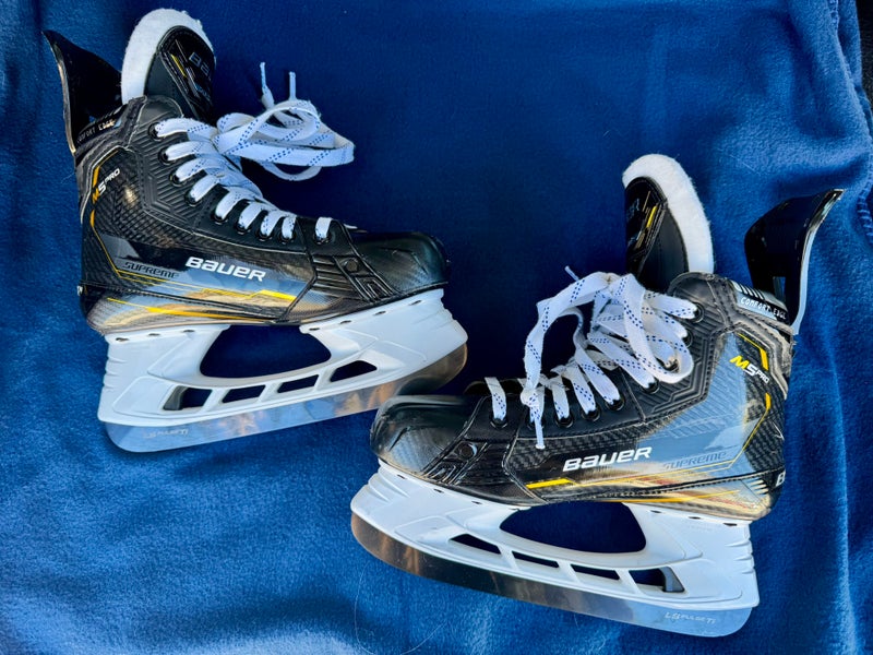 Bauer Supreme M5 Pro Hockey Skates size 6 Fit 1 Narrow with LS Pulse TI ...