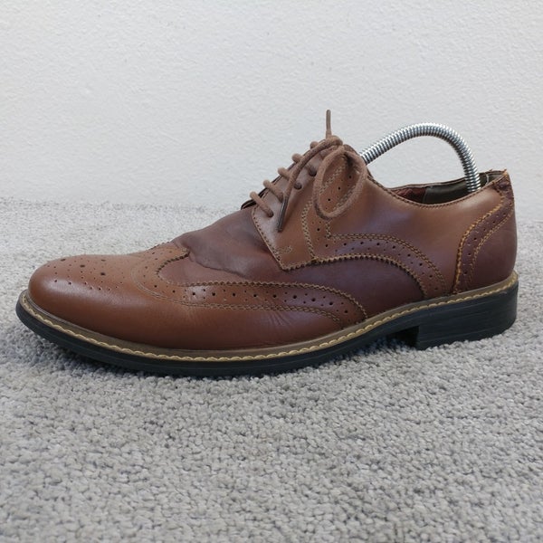 Perry Ellis Portfolio Milton Mens Size 10 Shoes Wingtip Oxford Brogue ...