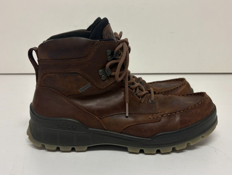 ECCO Track 25 GTX Brown Leather Gore-Tex Waterproof Boots EU 44 US 10.5 ...