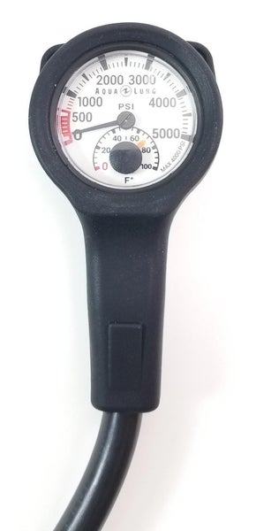 Aqua Lung 2" Compact 5000 PSI SPG Submersible Pressure Gauge Scuba Dive ...
