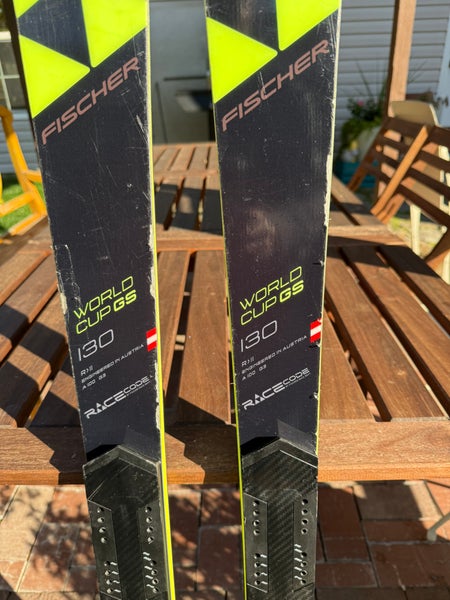 Fischer RC4 World Cup GS 130 cm Racing Skis Without Bindings (Used ...