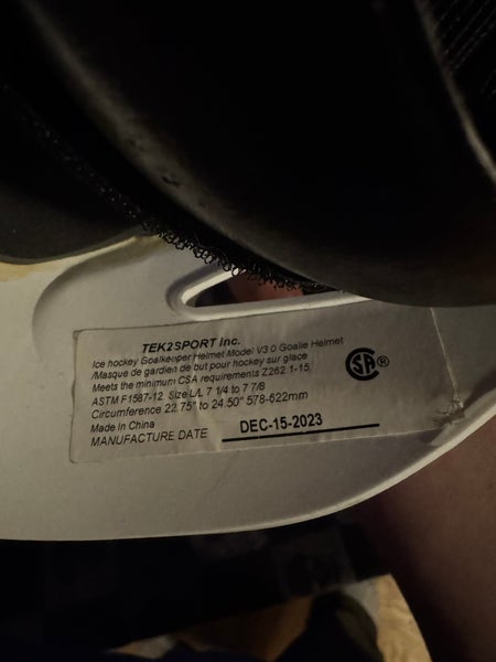 PowerTek Senior Large 2023 Goalie Mask (Used) | SidelineSwap | Buy and ...