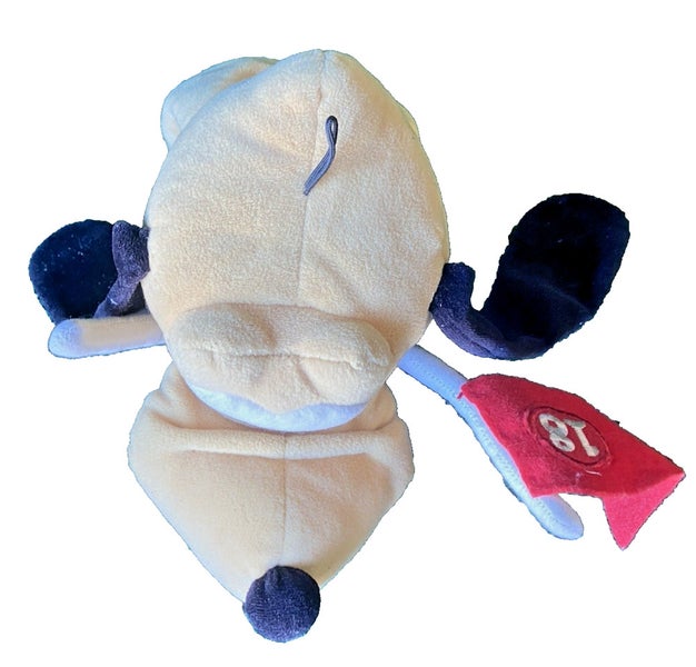 Walt Disney Pluto With 18th Hole Golf Flag Plush Fairway Wood Headcover ...