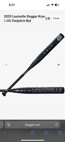 2025 Louisville Slugger Kryo Composite Bat (-10) 21 oz 31" (New ...