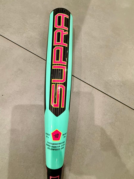 Cracked 2026 Louisville Slugger Supra Composite USSSA Cert Bat 30” 20oz drop 10 cracked see pics ...