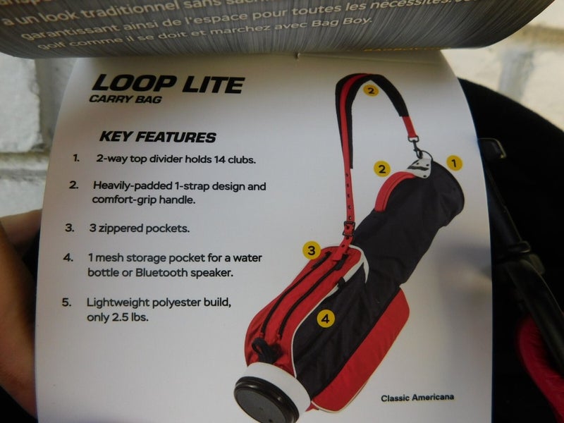 Bag Boy Loop Lite Carry/Sunday Golf Bag - Classic Americana | SidelineSwap | Buy and Sell on ...