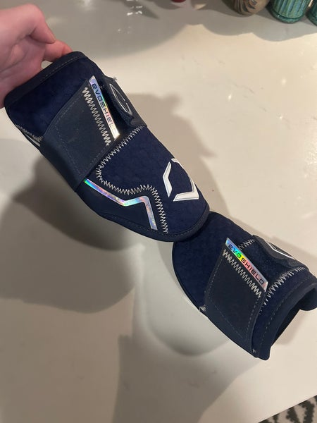 Navy Adult EvoShield Elbow Guard 2 Piece Elbow Protection (New ...