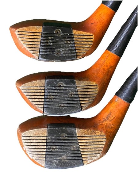 Arnold Palmer Precision Balanced 8-8129 Persimmon Wood Set Driver,3w,4w ...