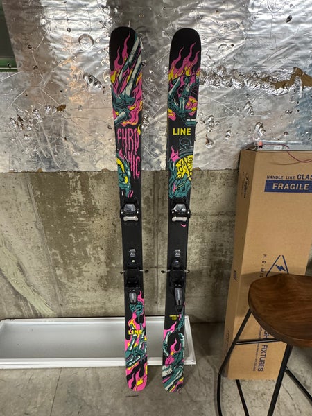 Men's 2024 Line Chronic 171 cm Park Skis With Bindings (Used ...