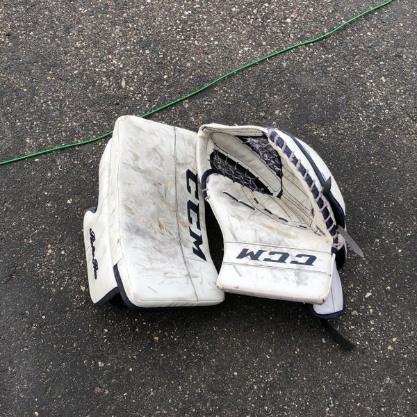 CCM Retro Flex Goalie Full Set – 34” +2 | Senior | White | Great ...