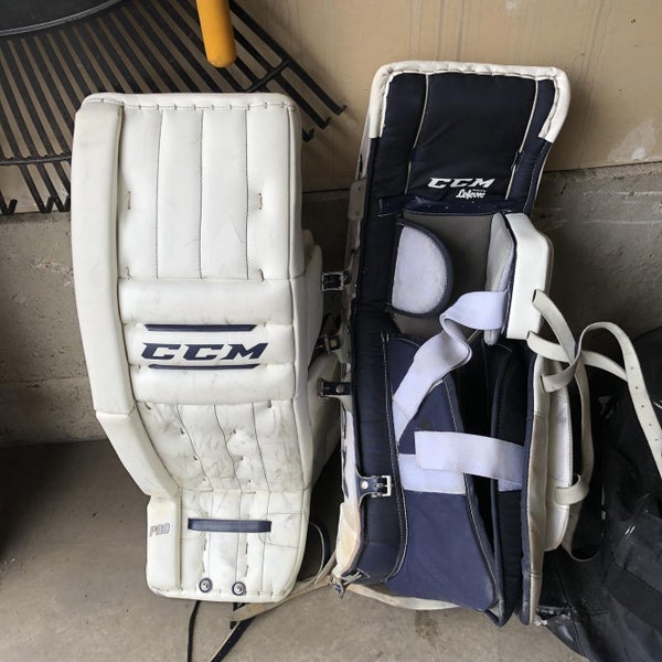 CCM Retro Flex Goalie Full Set – 34” +2 | Senior | White | Great ...