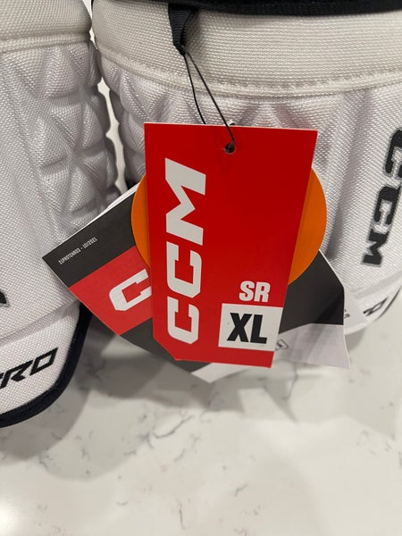 Senior Extra Large CCM Ultra Tacks Pro Elbow Pads Extended Cuff Pro ...