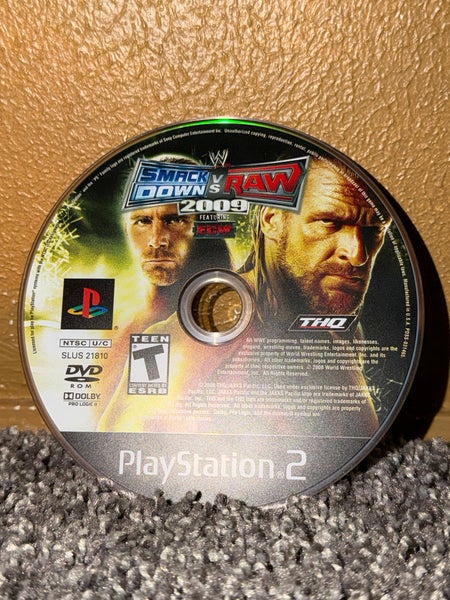 Sony PlayStation 2 WWE Wrestling Smackdown Vs Raw 2009 Video Game Rated ...