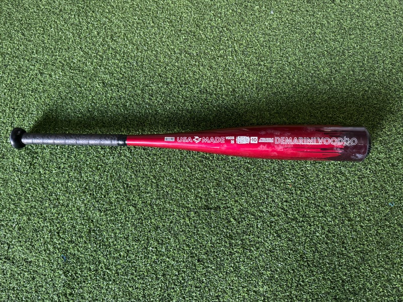 2025 DeMarini Voodoo Alloy USSSA Certified Bat (-10) 18 oz 28" (Used ...
