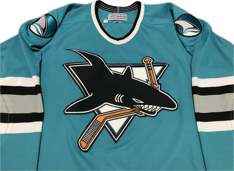 San Jose Sharks Blank CCM Center Ice NHL Hockey Jersey Size 48 ...