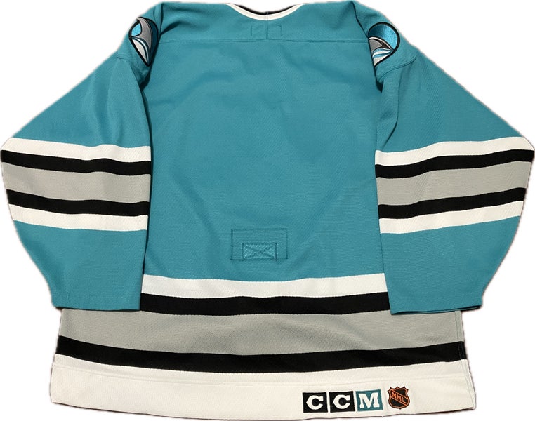 San Jose Sharks Blank CCM Center Ice NHL Hockey Jersey Size 48 ...