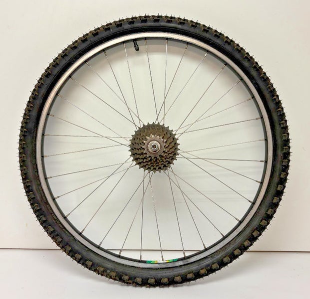 Vintage Araya RM-20 7-Spd 32-Spoke Black Aluminum Wheelset Suntour Hubs ...