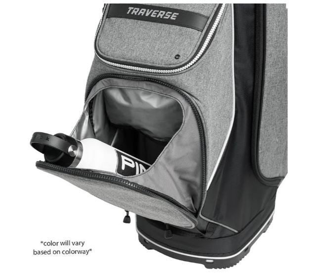 PING 2025 Traverse 244 Golf Cart Bag 14-Way Divider Color: Dark Grey ...