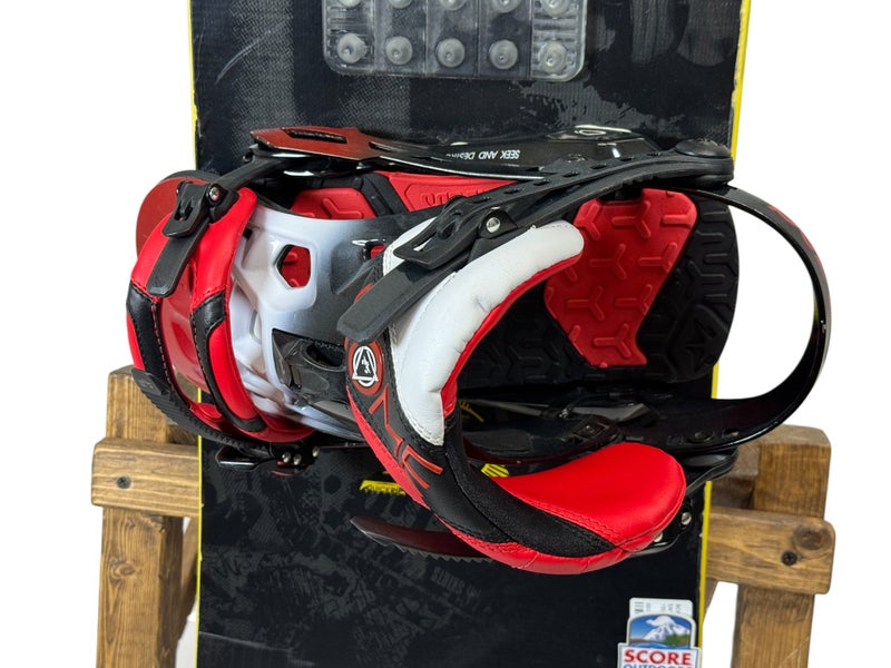 159cm Rome SDS Garage Rocker Snowboard W/ Rome 390 Seek and Destroy ...