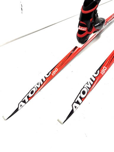 Used Atomic 190 SNS SKATE 42 BOOTS Mens XC Ski/Binding 190 cm 11860 ...