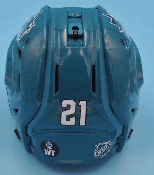San Jose NHL Game-Used Bauer Re-Akt 3D Rare Teal #21 Alex Wennberg ...