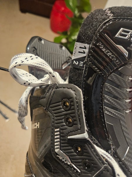 NEW Bauer Supreme Mach Hockey Skates 11 With LS Pulse Ti Blades ...