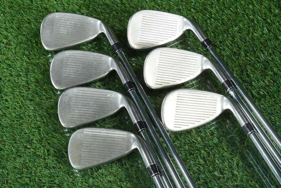 TAYLORMADE RAC HT IRONS SET 4-PW LIGHT METAL II REGULAR FLEX LH FEFTY ...