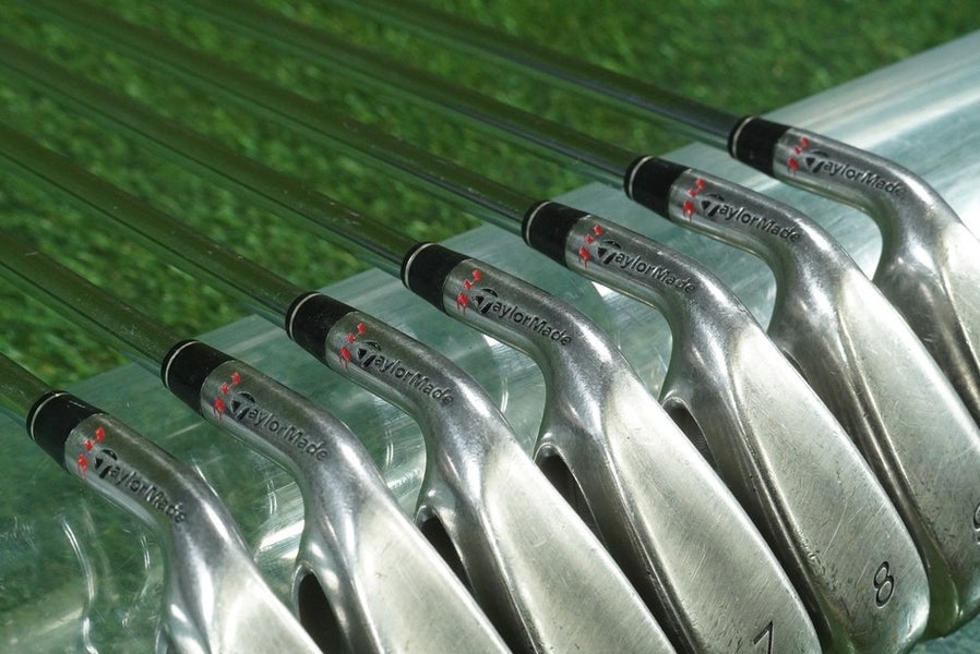 TAYLORMADE RAC HT IRONS SET 4-PW LIGHT METAL II REGULAR FLEX LH FEFTY ...