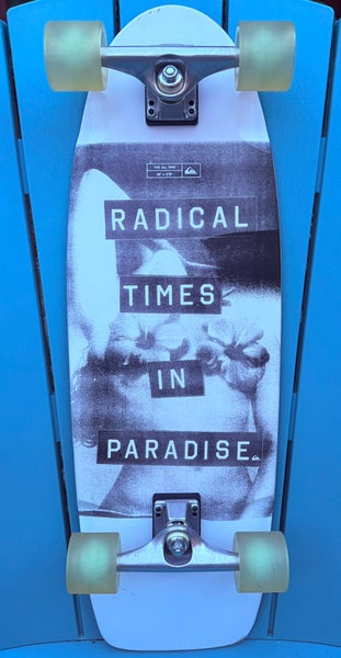 Quicksilver ‘Radical Times In Paradise - Complete Surf Skateboard - 9. ...