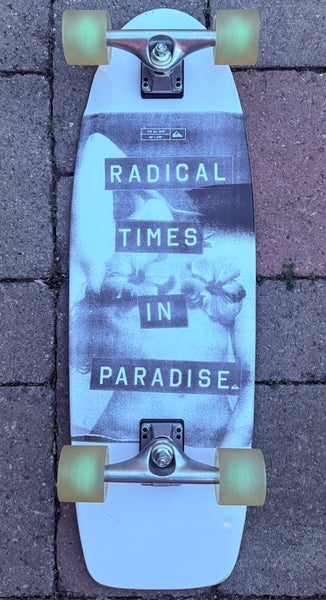 Quicksilver ‘Radical Times In Paradise - Complete Surf Skateboard - 9. ...