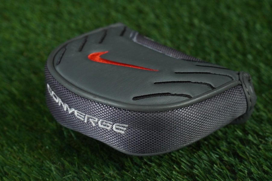 NIKE METHOD CONVERGE MALLET PUTTER HEADCOVER GRAY / BLACK ~ LOOK ...