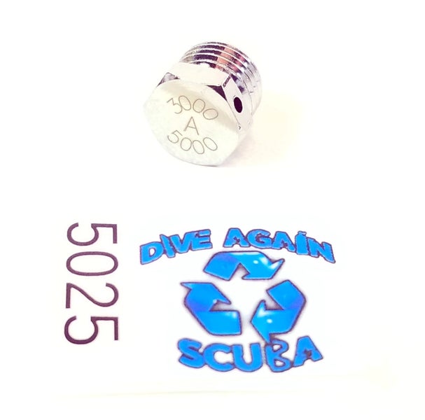1/2" Burst Disc Assembly Scuba Diving Tank Valve 3000 / 5000 psi ...