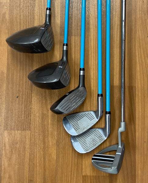Junior Maxfli Rev 3 Right Handed Clubs Junior 6 Pieces (Dr,FW,HY,7,9 ...