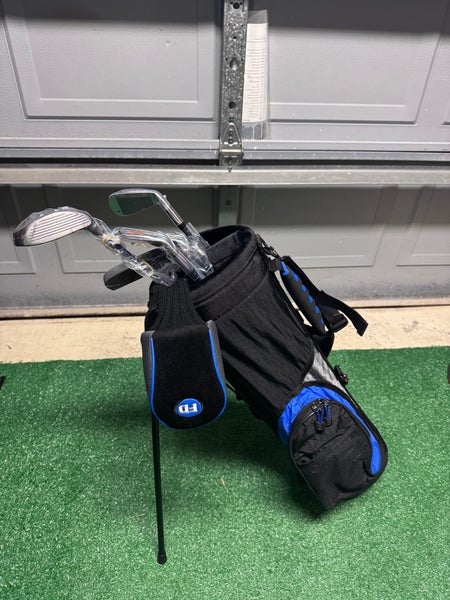 Left Handed Intec Lancer Youth Golf Set 6 Clubs With Bag Ages 4-9 Up to ...