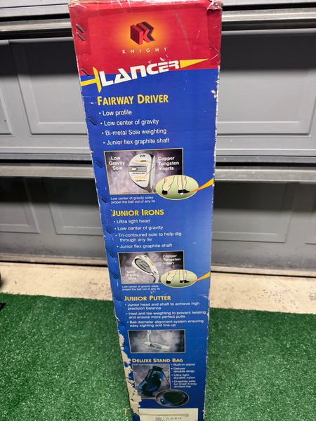 Left Handed Intec Lancer Youth Golf Set 6 Clubs With Bag Ages 4-9 Up to ...