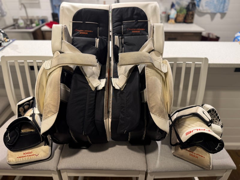 TRUE PX3 Pro Stock Sam Ersson Philly Flyers Senior Goalie Equipment ...