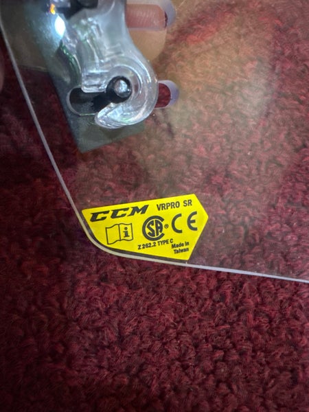 CCM VRPRO Straight Visor (New) Item#LHVT | SidelineSwap | Buy and Sell ...