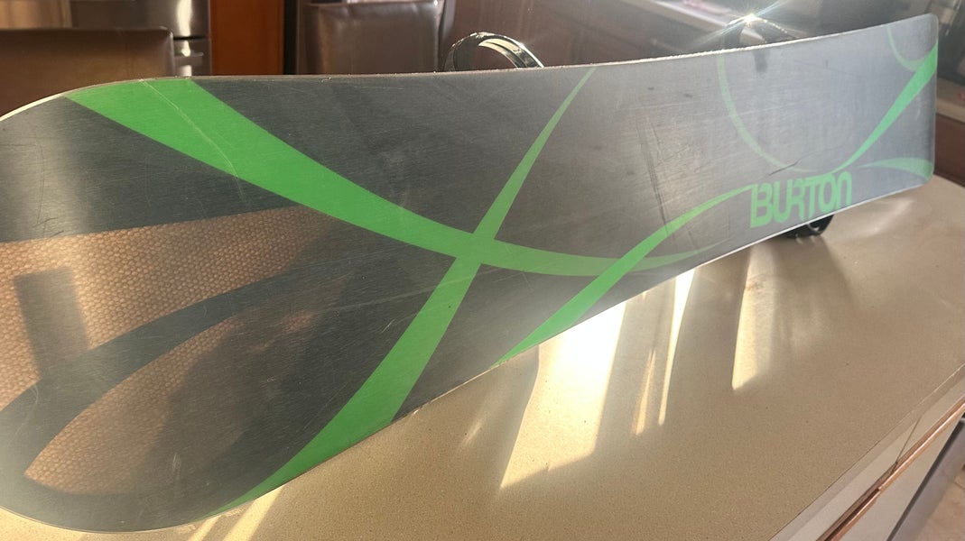 Burton T6 Carbon-fiber Border-Cross Snowboard With Burton C60 Bindings ...