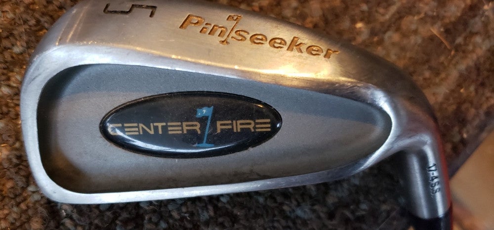SET 9 PINSEEKER CENTER FIRE CAVITY BACK GOLF IRONS 3-SW STEEL SHAFTS 1 ...