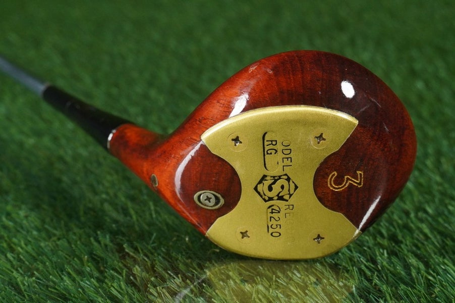 WILSON RALPH GULDAHL PERSIMMON SPOON 3 WOOD RH, REFINISHED HEAD ...