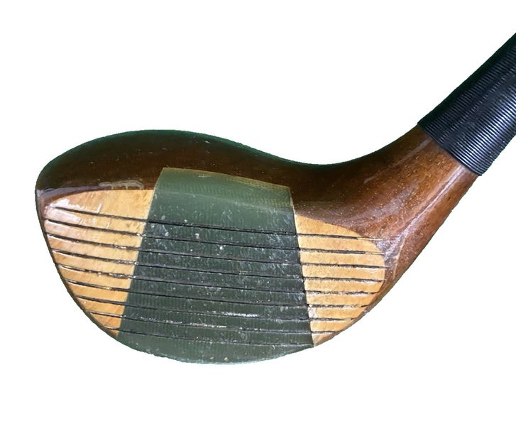 Joe Powell Classic Glass Trac Persimmon Driver 1-Wood Stiff Steel 43 RH ...