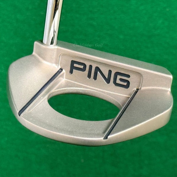 Ping 2024 Fetch Black Dot Raw Blast 34" Double-Bend Mallet Putter Golf ...