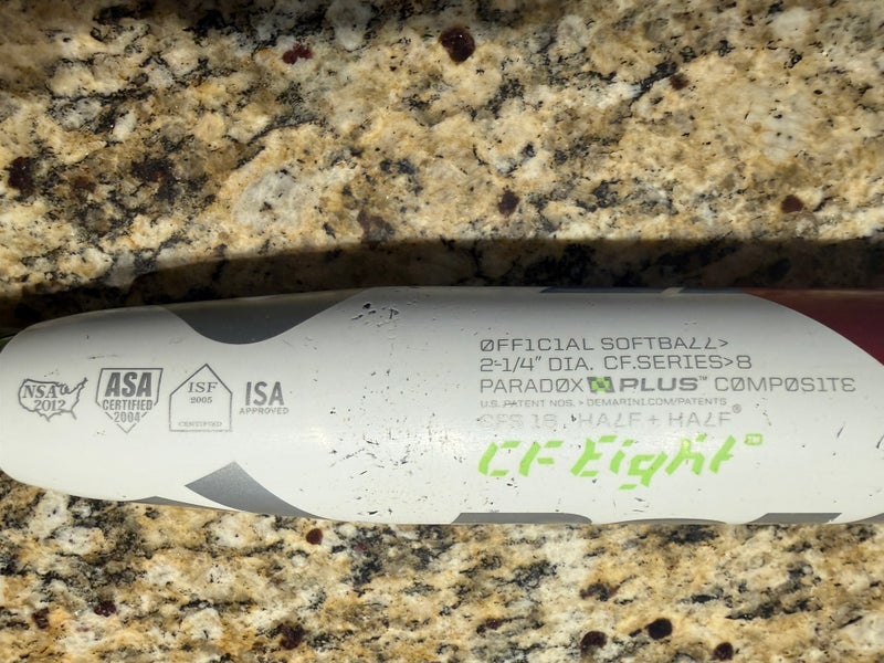 LEGENDARY BAT & RARE SIZE! 2016 DeMarini CF8 Fastpitch Softball Bat 29/ ...
