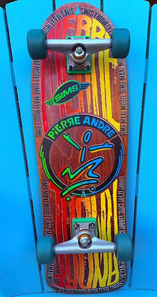 Vintage 1988 Sims Pierre Andre Custom Complete Skateboard - Stage 5 ...