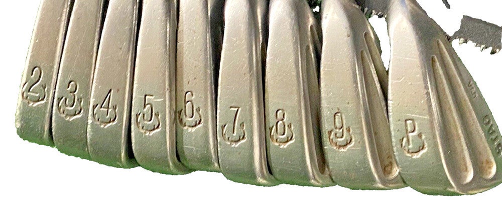 Stag Golf Set 2-PW USA Irons & Persimmon 1w,3w,4w RH Men's Stiff Steel ...