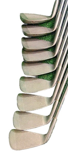 Stag Golf Set 2-PW USA Irons & Persimmon 1w,3w,4w RH Men's Stiff Steel ...